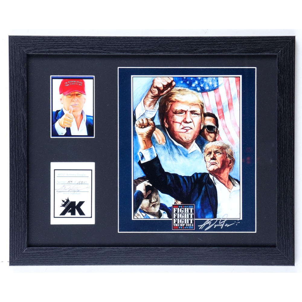 "Donald Trump 2024" Custom Framed Lithograph Print Display By Anthony ...