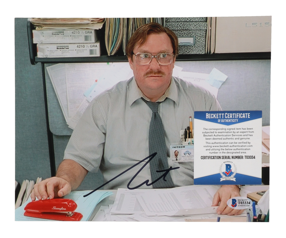 Stephen Root Signed "Office Space" 8x10 Photo (Beckett) | Pristine Auction