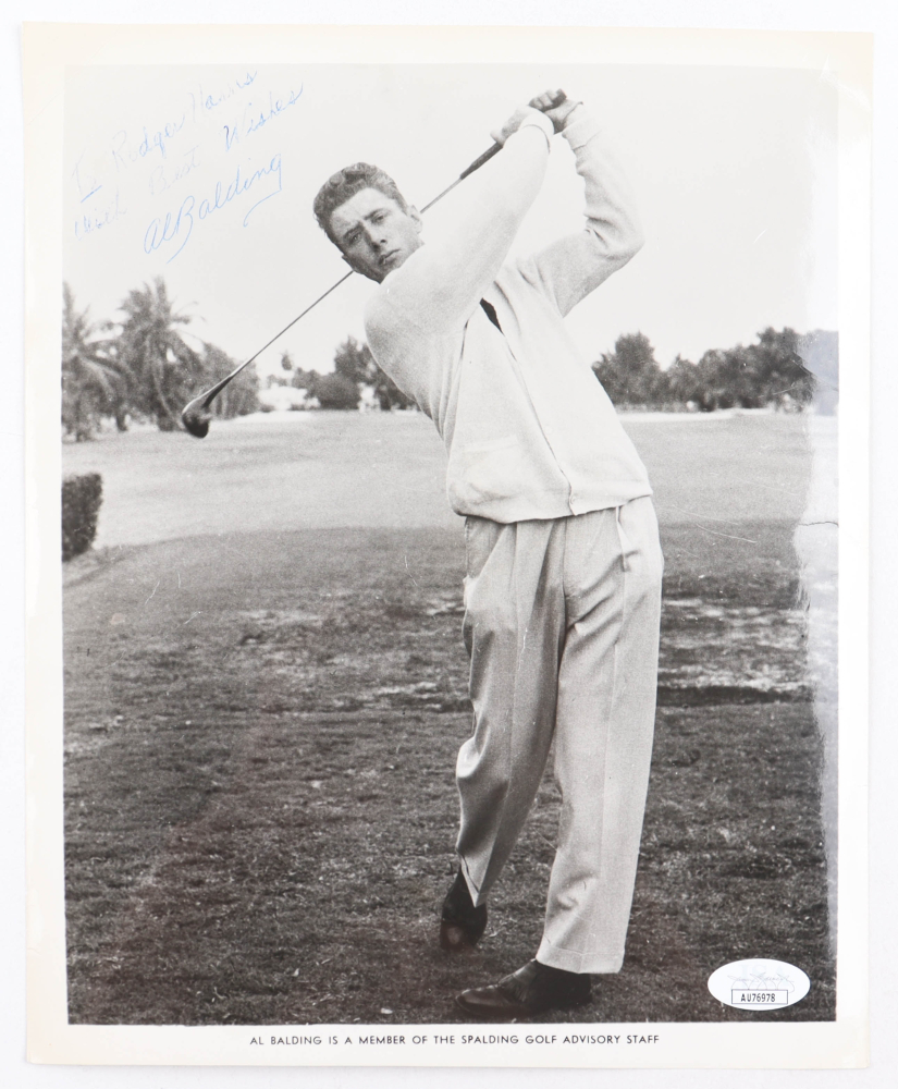 Al Balding Signed 8x10 Photo Inscribed "With Best Wishes" (JSA ...