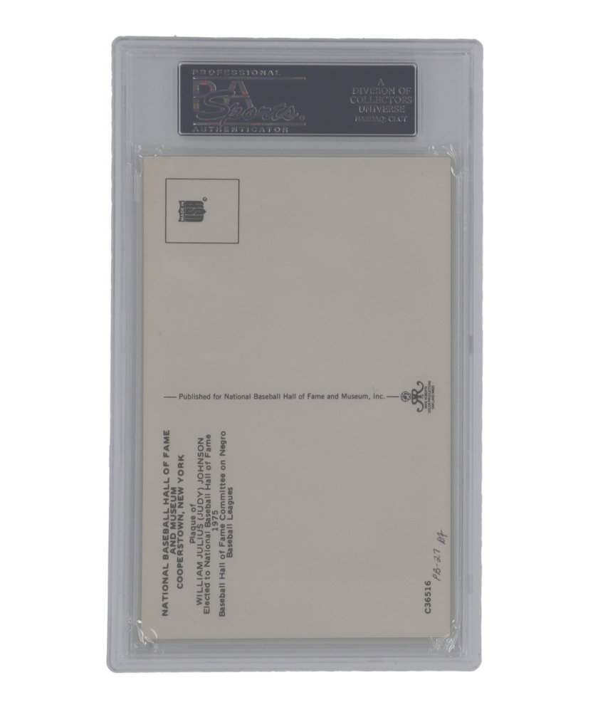 Judy Johnson Signed Hall of Fame Postcard (PSA) | Pristine Auction