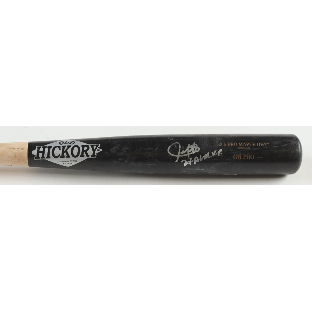 Juan Gonzalez Signed Game-Used Old Hickory Baseball Bat Inscribed "2x ...
