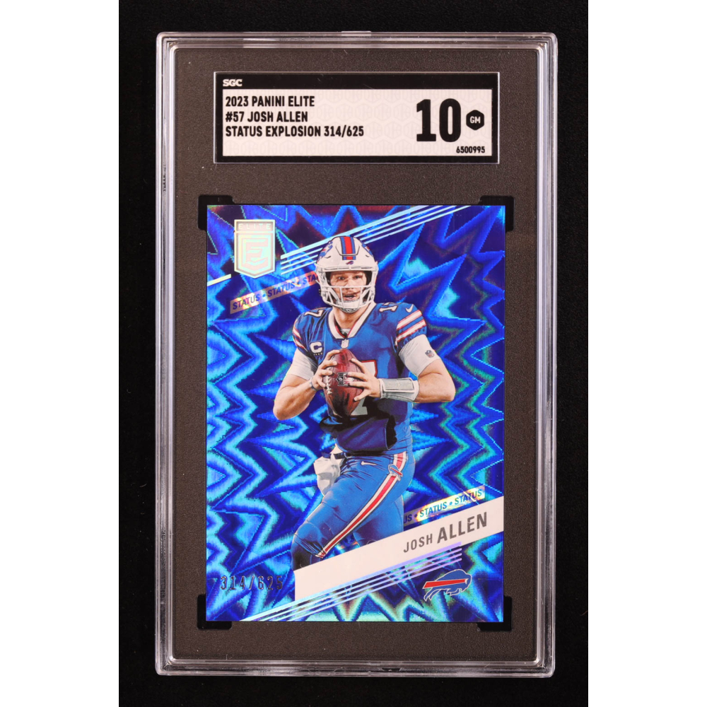 Josh Allen 2023 Elite Status Explosion #57 #314/625 (SGC 10) | Pristine ...
