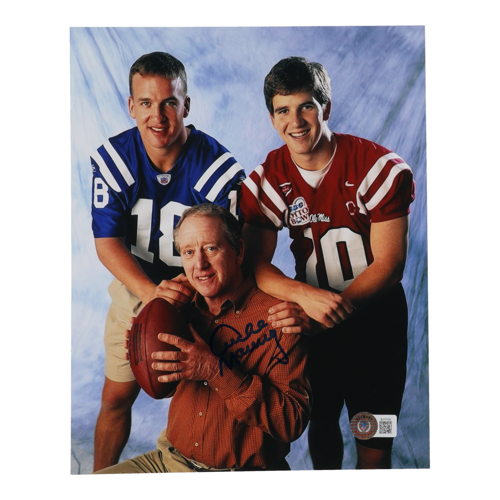 Archie Manning Signed 8x10 Photo (Beckett) | Pristine Auction