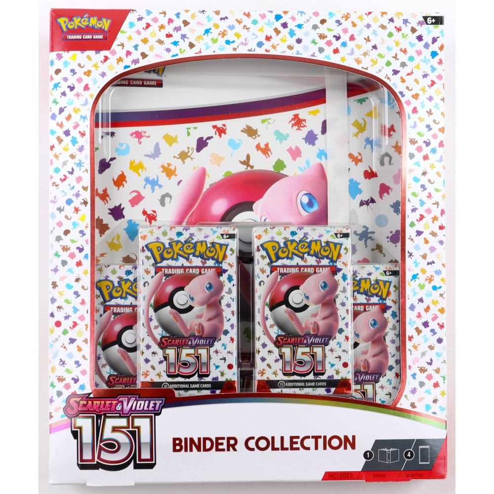 Pokémon TCG: Scarlet & Violet—151 Binder Collection With (4) Booster ...