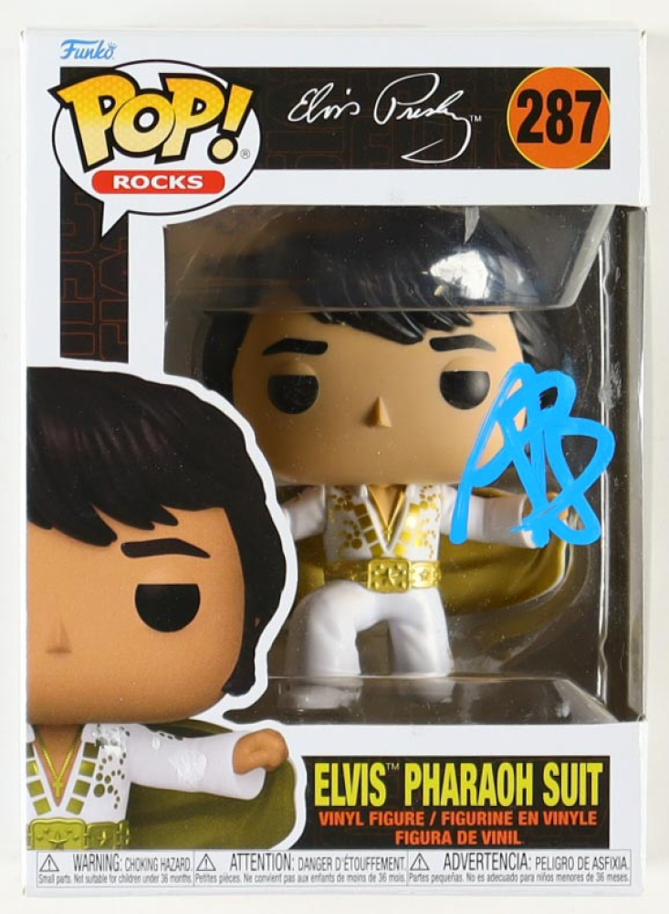 Austin Butler Signed Elvis Presley #287 Elvis Pharaoh Suit Funko Pop ...