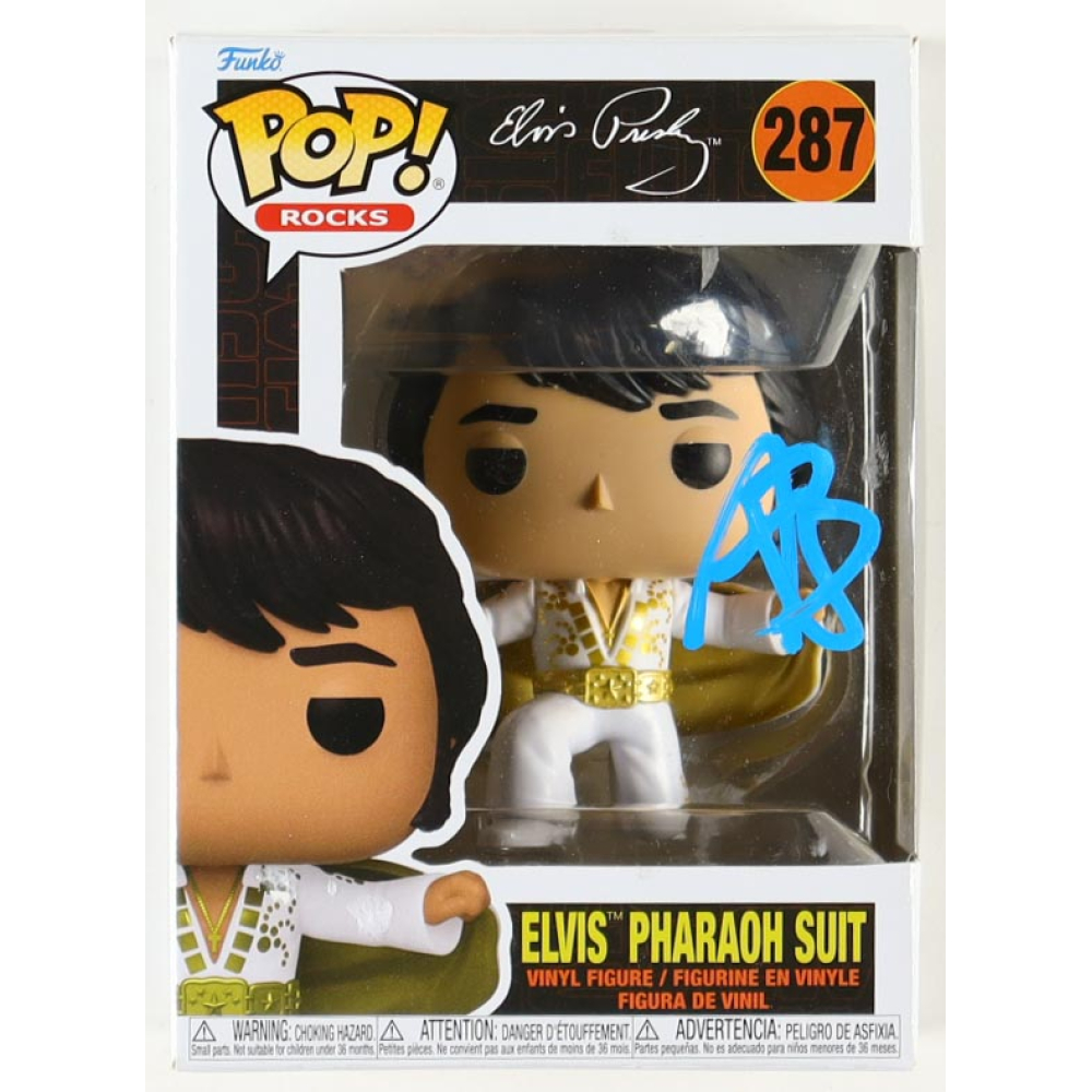 Austin Butler Signed Elvis Presley #287 Elvis Pharaoh Suit Funko Pop ...