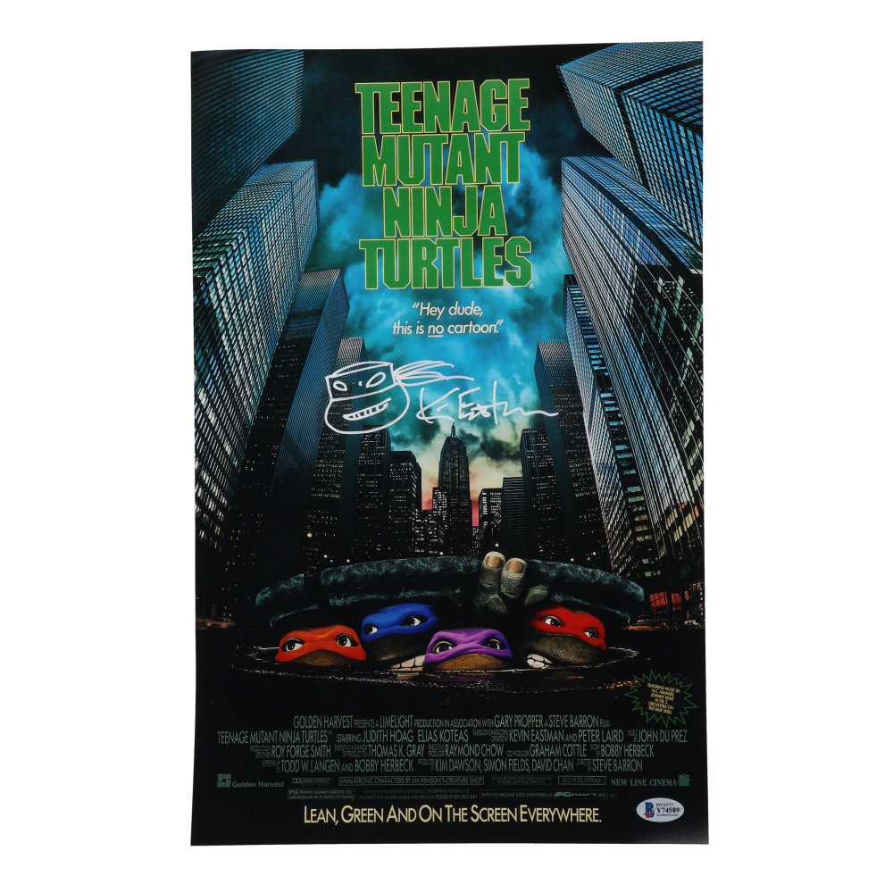 Kevin Eastman Signed "Teenage Mutant Ninja Turtles" 11x17 Photo With ...
