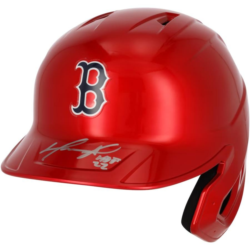 David Ortiz Signed Red Sox Full-Size Chrome Batting Helmet Inscribed ...