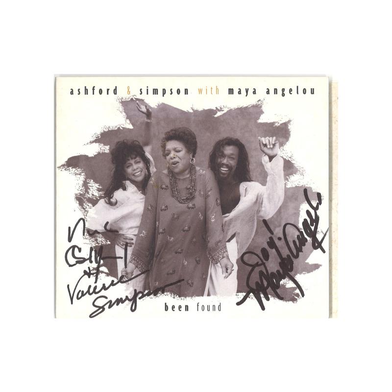 Nick Ashford, Valerie Simpson & Maya Angelou Signed "Been Found" Custom ...