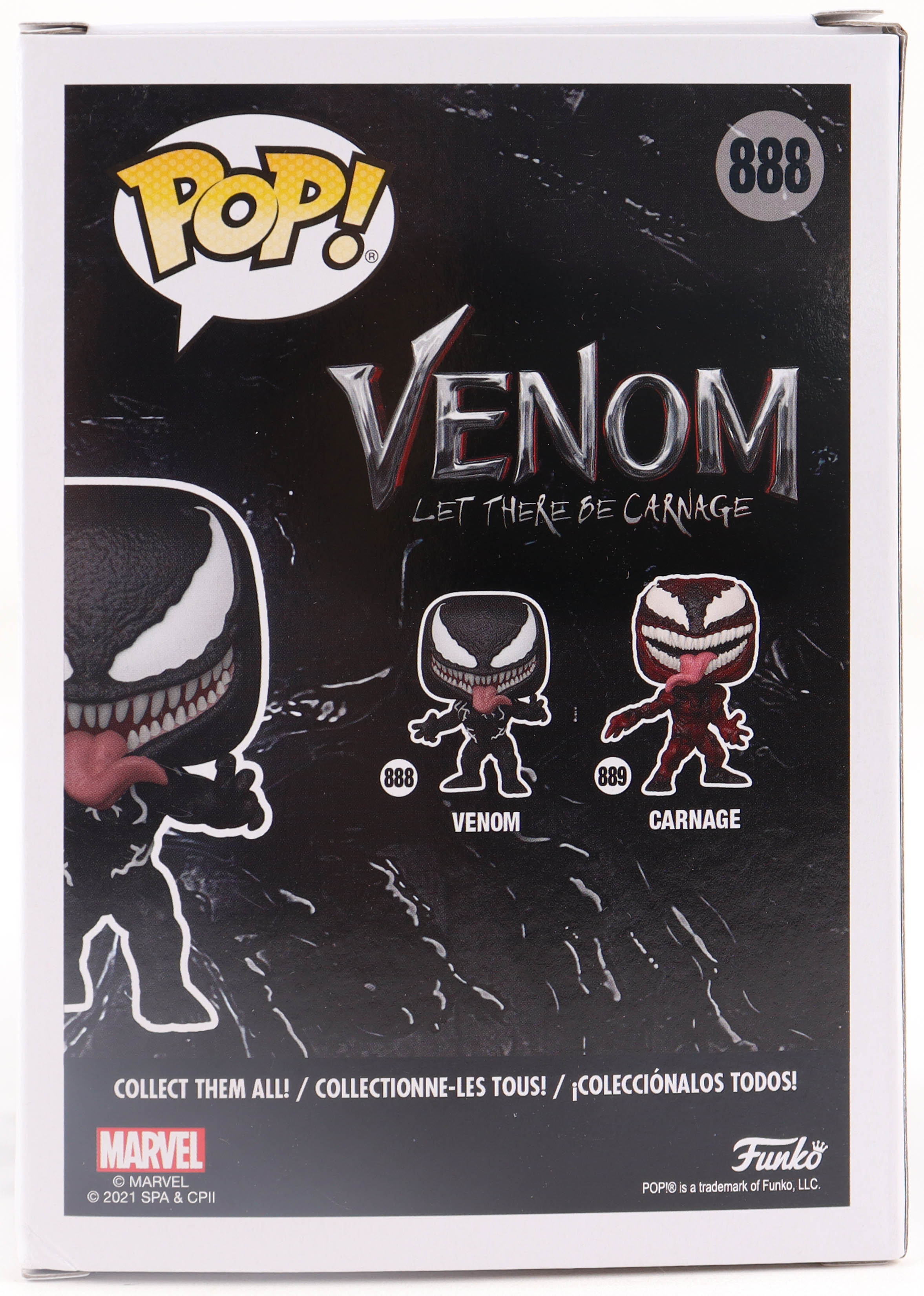 Tom Hardy Signed "Venom: Let There Be Carnage" #888 Venom Funko Pop ...