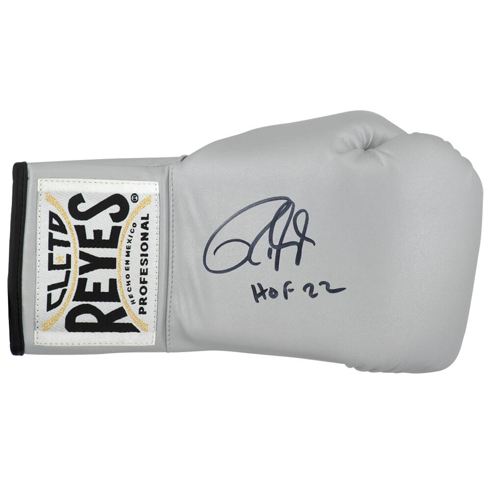 Roy Jones Jr. Signed Cleto Reyes Boxing Glove Inscribed "HOF '22 ...