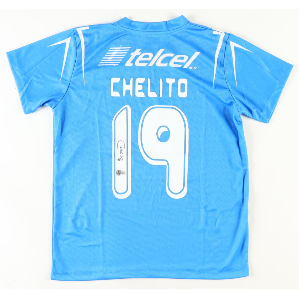 Cesar "Chelito" Delgado Signed Cruz Azul Umbro Jersey (Beckett ...