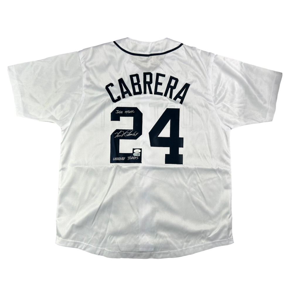 Miguel Cabrera Signed Jersey Insribed "Jose Miguel Cabrera Torres" (JSA ...