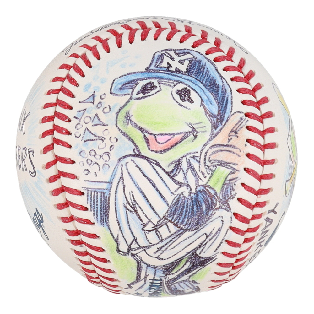 The Muppets | New York Yankees | Original Art OML Baseball Signed by ...