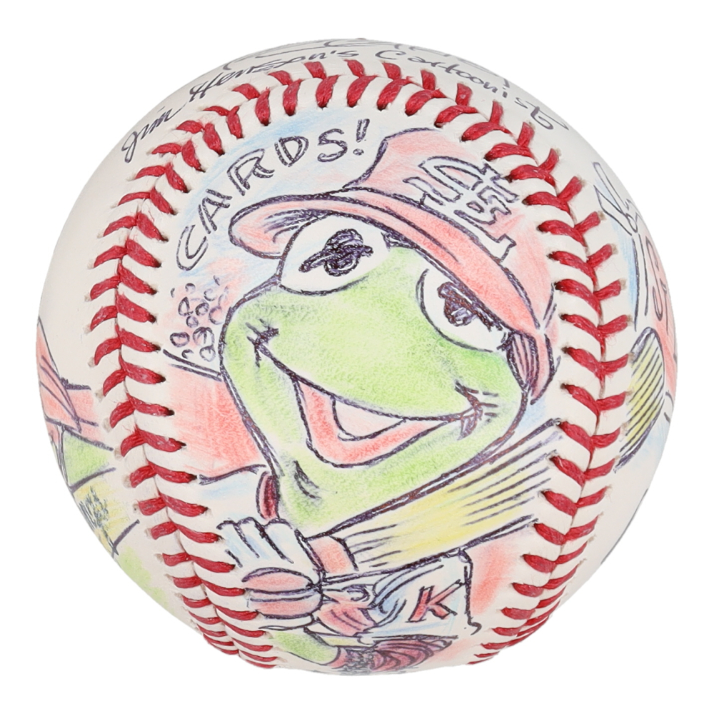 The Muppets | St. Louis Cardinals | Original Art OML Baseball Signed by ...
