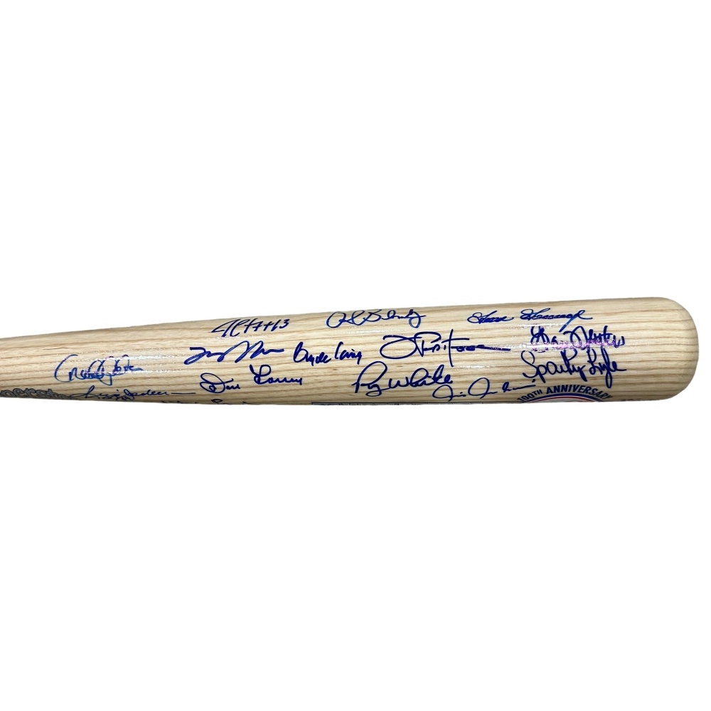 Yankees LE Legends Commemorative 100th Anniversary Baseball Bat Signed ...