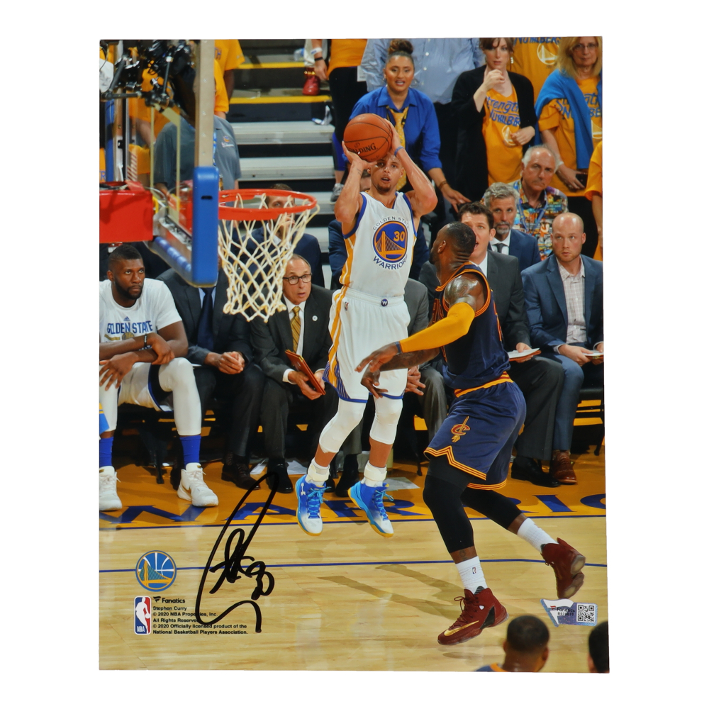 Stephen Curry Signed Warriors 8x10 Photo (Fanatics) | Pristine Auction