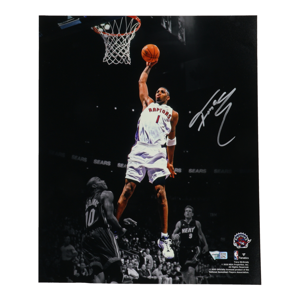 Tracy McGrady Signed Raptors 11x14 Photo (Fanatics) | Pristine Auction