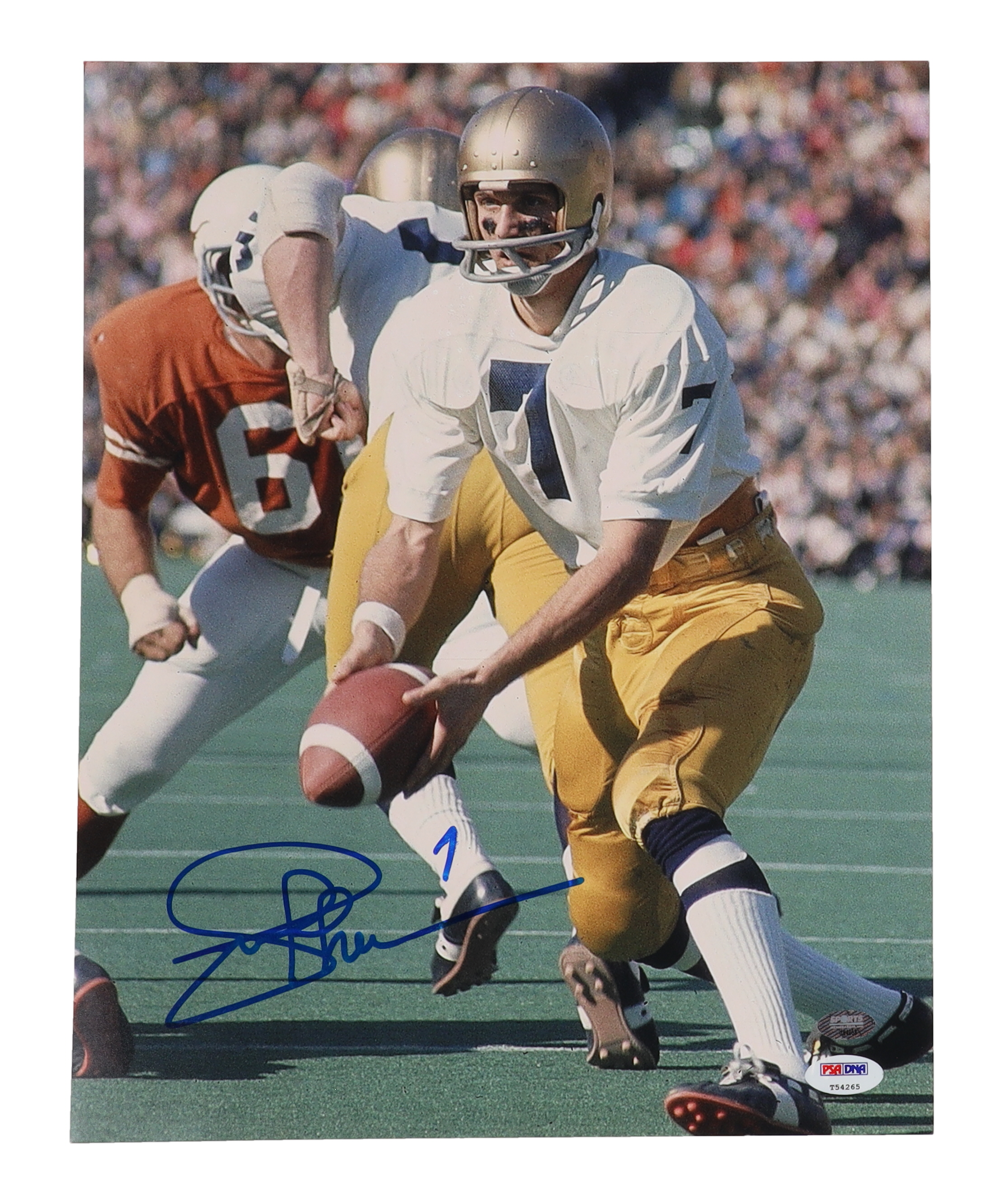 Joe Theismann Signed Notre Dame Fighting Irish 11x14 Photo (PSA ...