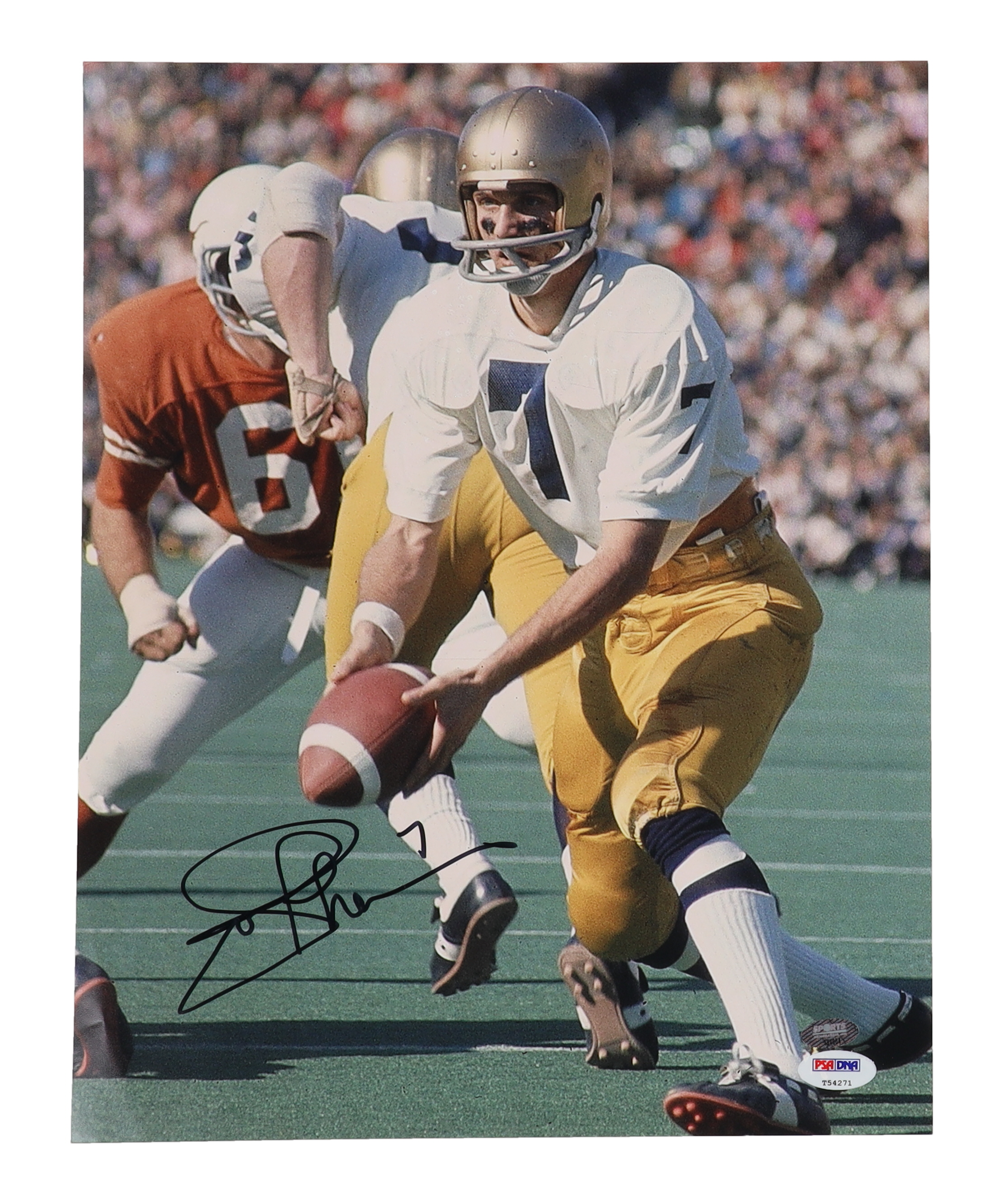 Joe Theismann Signed Notre Dame Fighting Irish 11x14 Photo (PSA ...