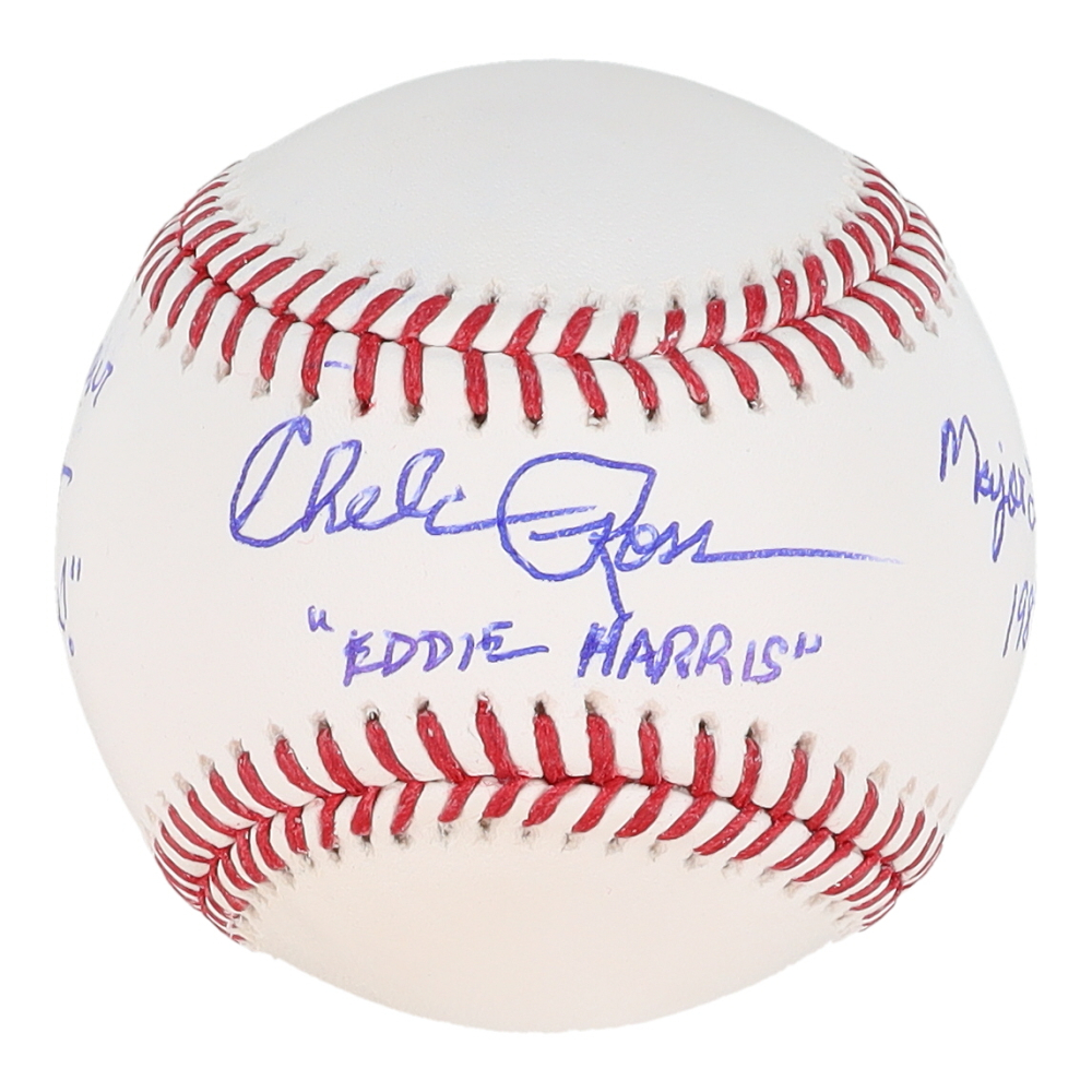Chelcie Ross Signed OML Baseball Inscribed "Eddie Harris" & "Up Your ...