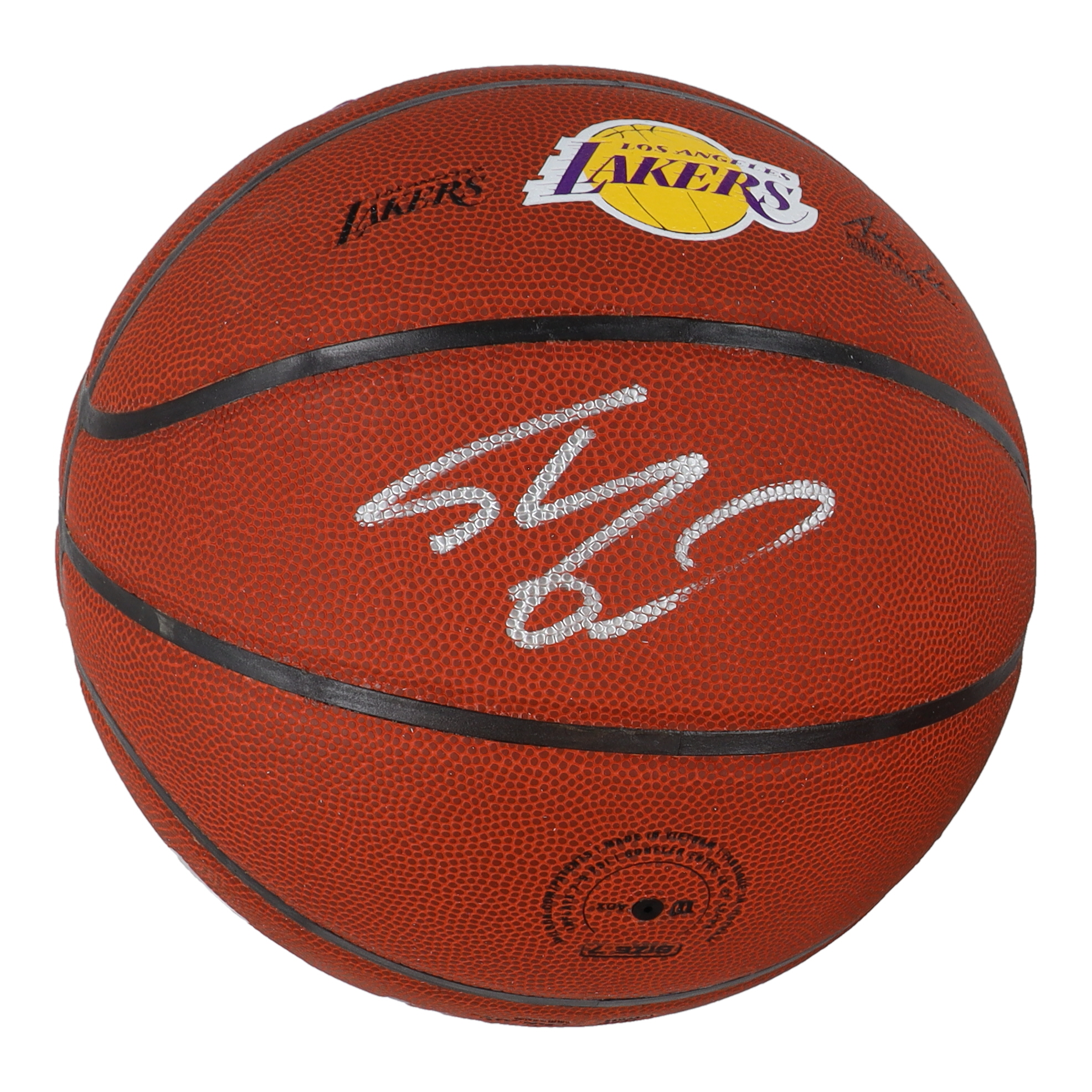 Shaquille O'Neal Signed Lakers Logo NBA Basketball (Beckett) | Pristine ...