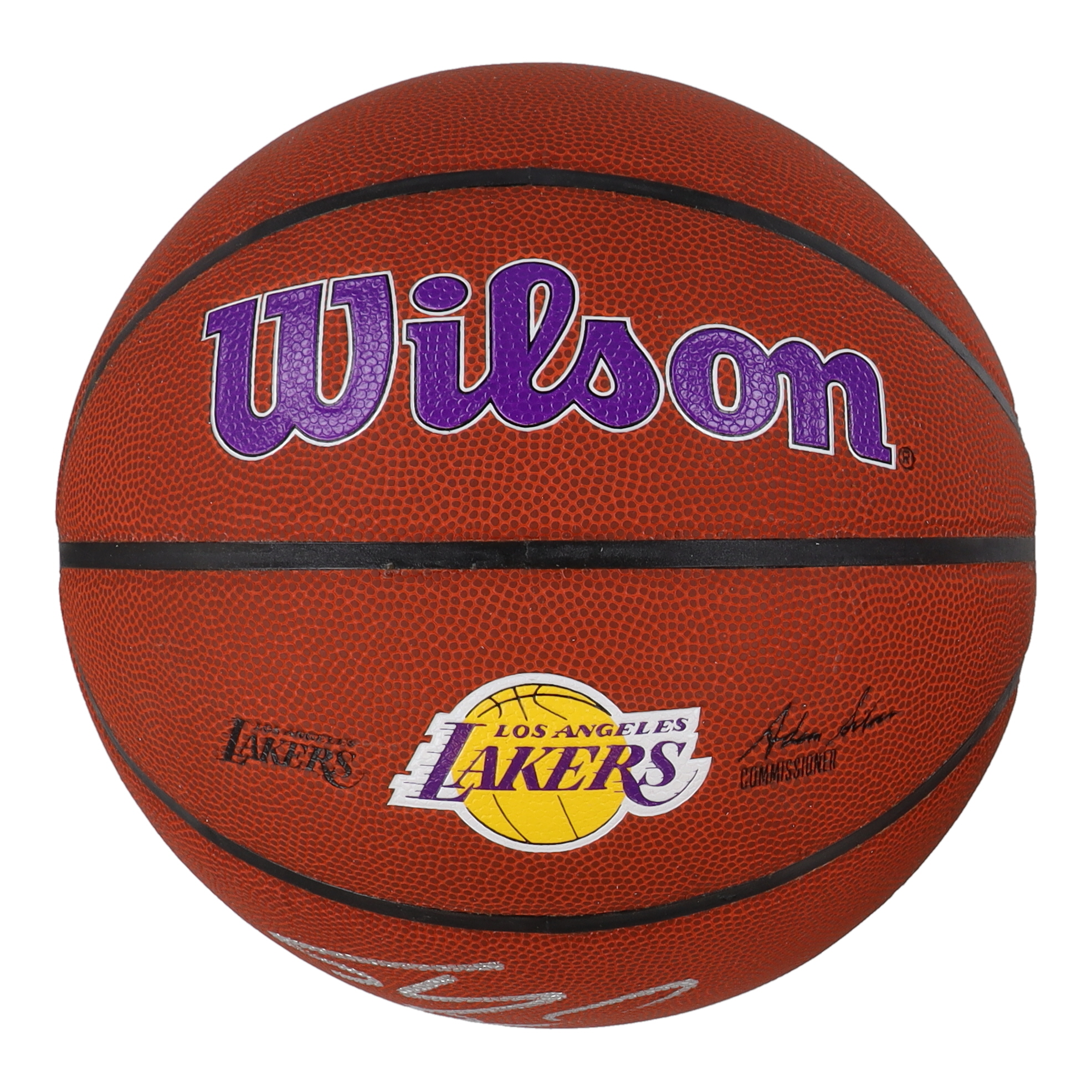 Shaquille O'Neal Signed Lakers Logo NBA Basketball (Beckett) | Pristine ...