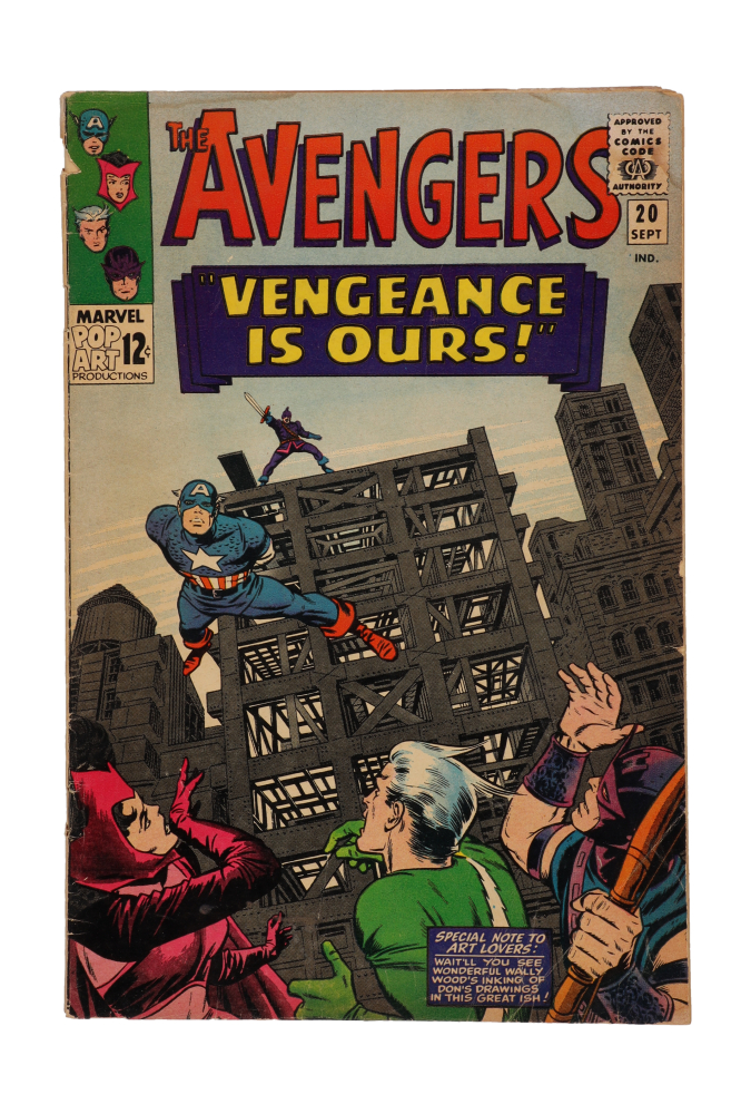 1965 "The Avengers" Issue #20 Marvel Comic Book | Pristine Auction