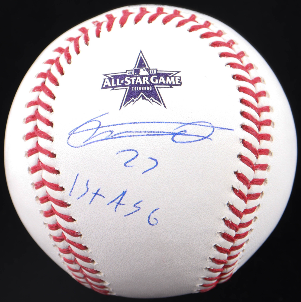 Vladimir Guerrero Jr. Signed 2021 All Star Game Baseball Inscribed "1st ASG" (JSA & USA SM ...