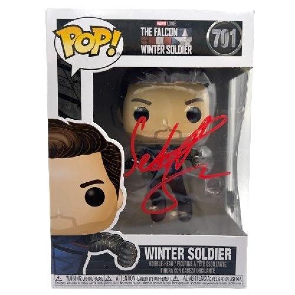 Sebastian Stan Signed "The Falcon and the Winter Soldier" #701 Winter ...