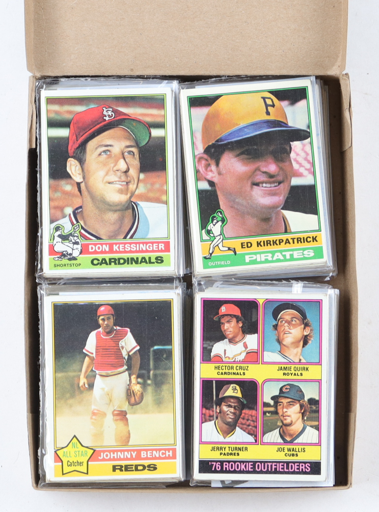 1976 Topps Baseball Cello Fun Pack Vending Box with (20) Packs ...