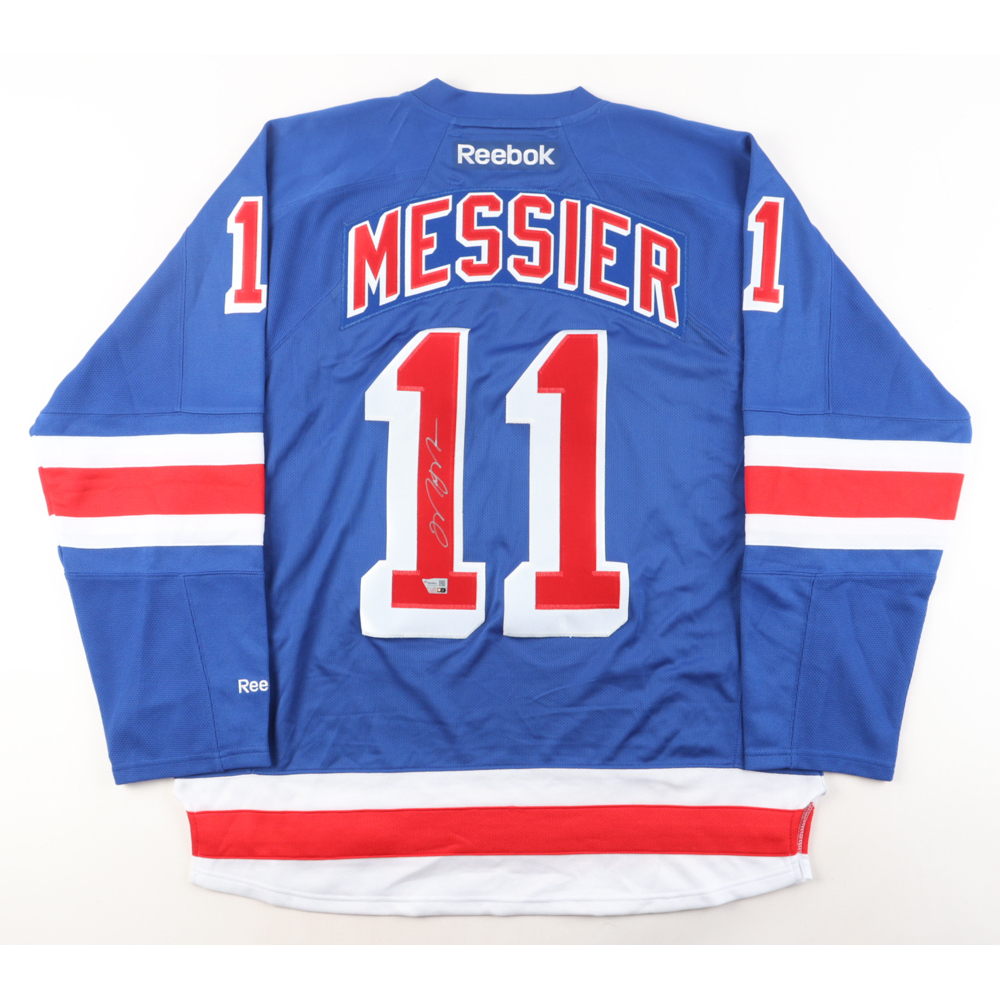 Mark Messier Signed Rangers Captains Jersey (Fanatics) | Pristine Auction