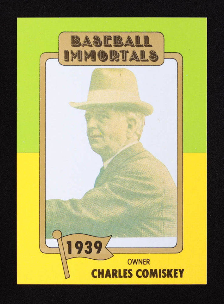 Charles Comiskey 1980-87 SSPC HOF #19 | Pristine Auction