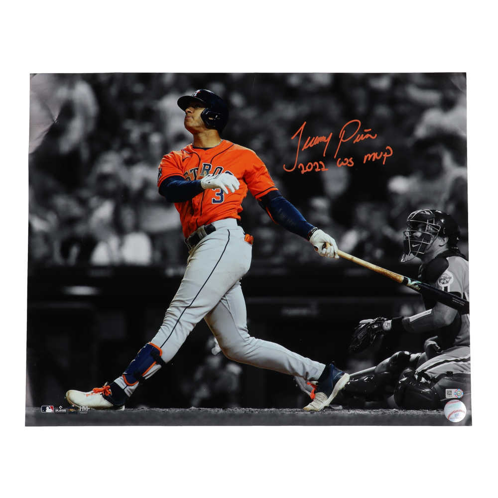 Jeremy Pena Signed Astros 16x20 Photo Inscribed "2022 WS MVP" (MLB ...