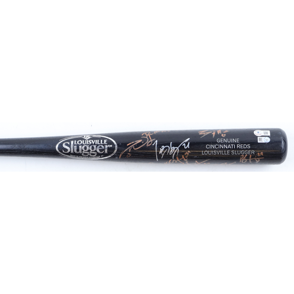 2015 Reds Louisville Slugger Bat Team-Signed By (18) with Todd Frazier, Billy Hamilton, Zack ...