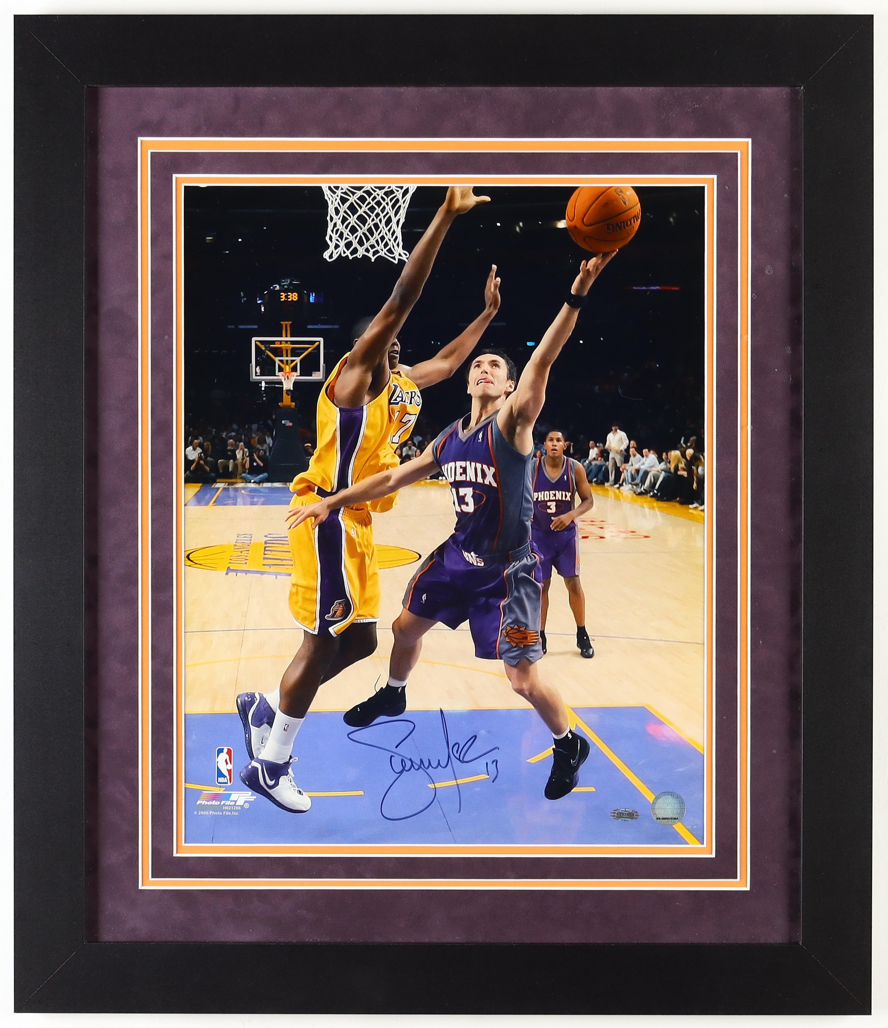 Steve Nash Signed Phoenix Suns Custom Framed Photo (Steiner) | Pristine Auction