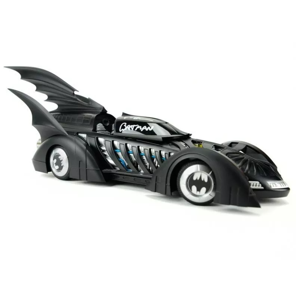 Val Kilmer Signed Mattel Hot Wheels Batman Forever 1:18 Scale Batmobile (Celebrity Authentics ...