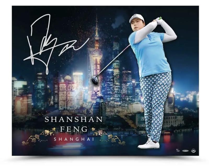 Shanshan Feng Signed LE "Shanghai City Skyline" 24x30 Photo (UDA ...