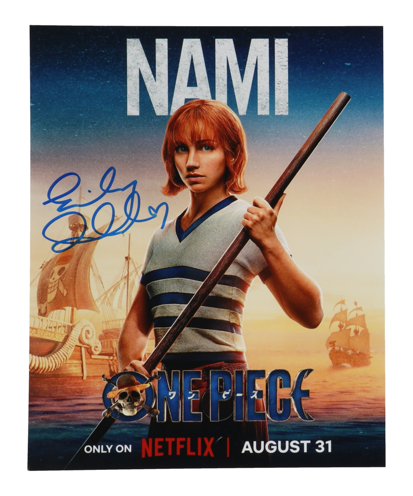 Emily Rudd Signed "One Piece" 8x10 Photo Inscribed "Nami" (JSA ...