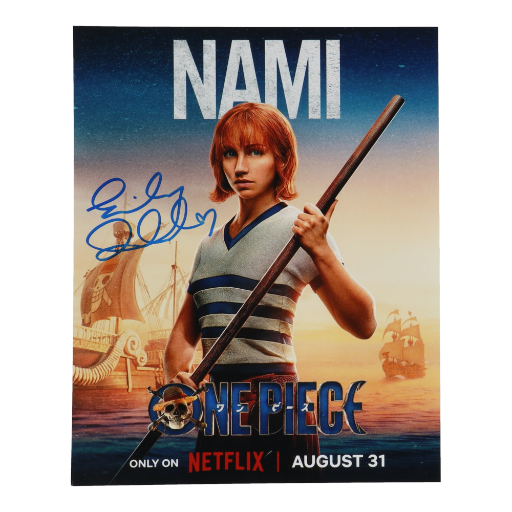 Emily Rudd Signed "One Piece" 8x10 Photo Inscribed "Nami" (JSA ...
