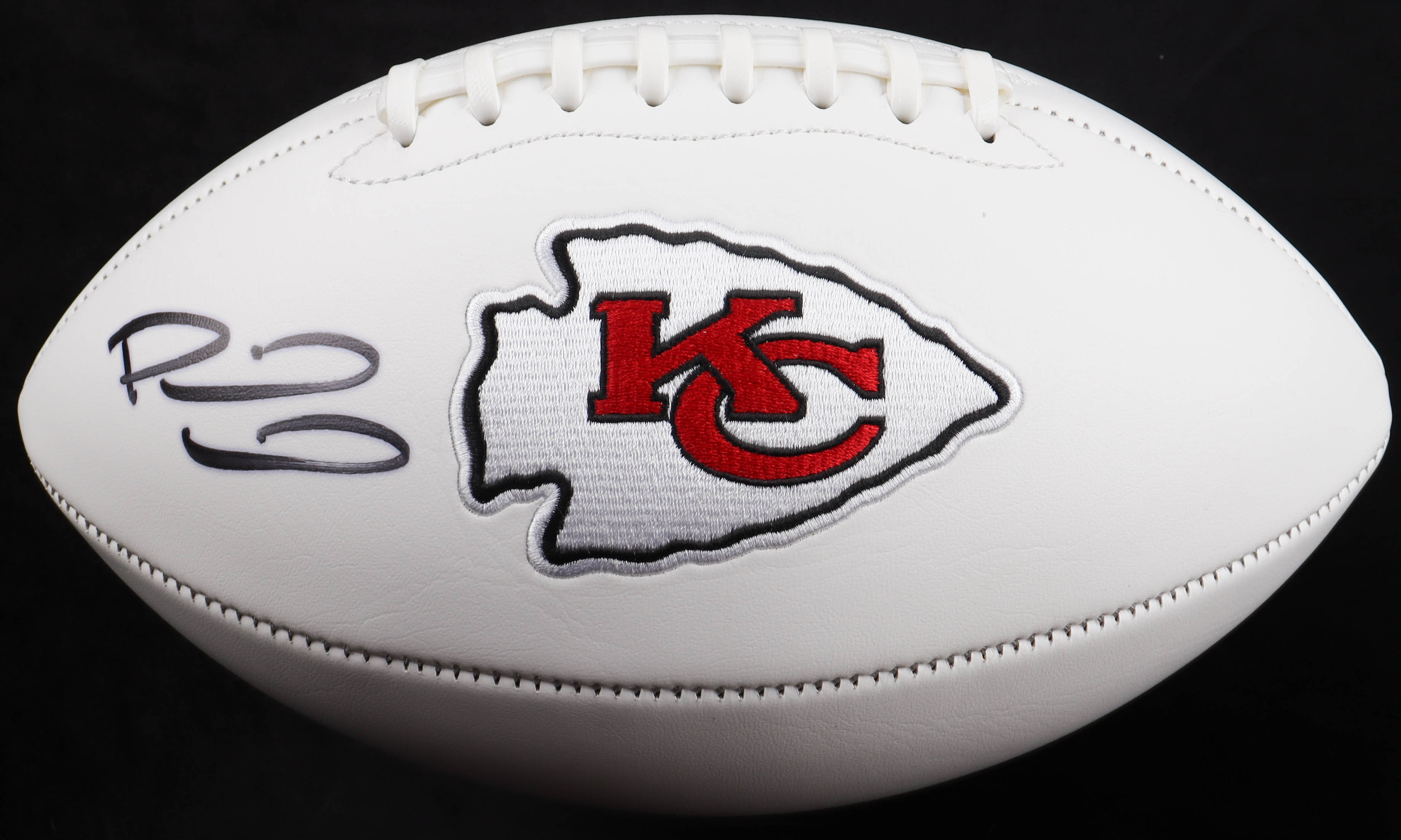 Patrick Mahomes Signed Chiefs Logo Football (Fanatics) | Pristine Auction