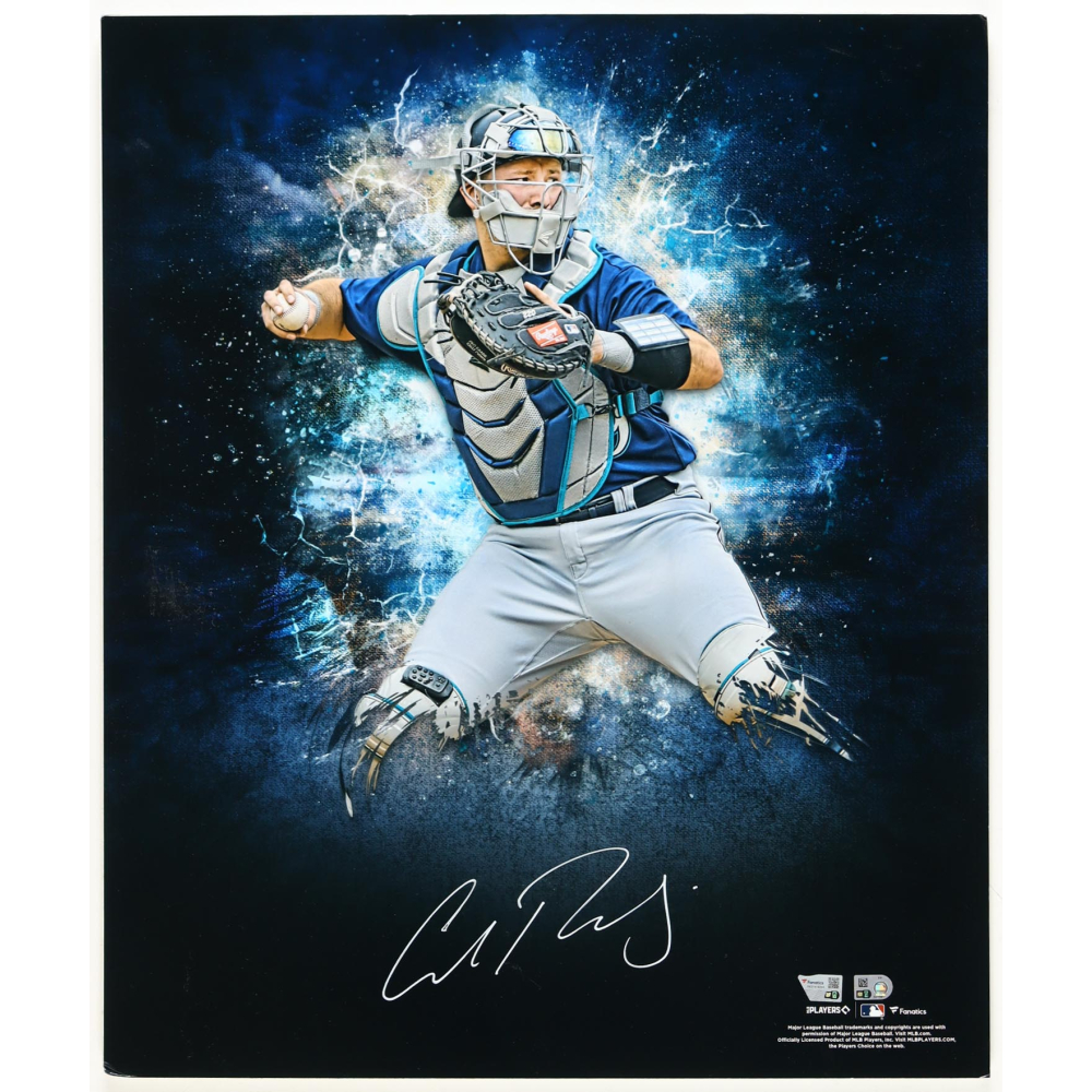 Cal Raleigh Signed Mariners 20x24 Photo on Foam Board (MLB & Fanatics ...