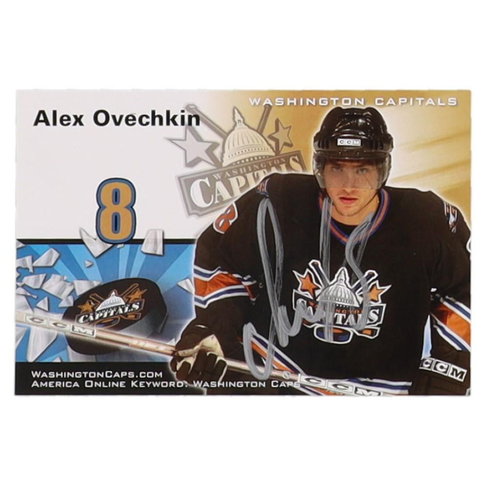 Alexander Ovechkin Signed Capitals 4x6 Photo (JSA) | Pristine Auction