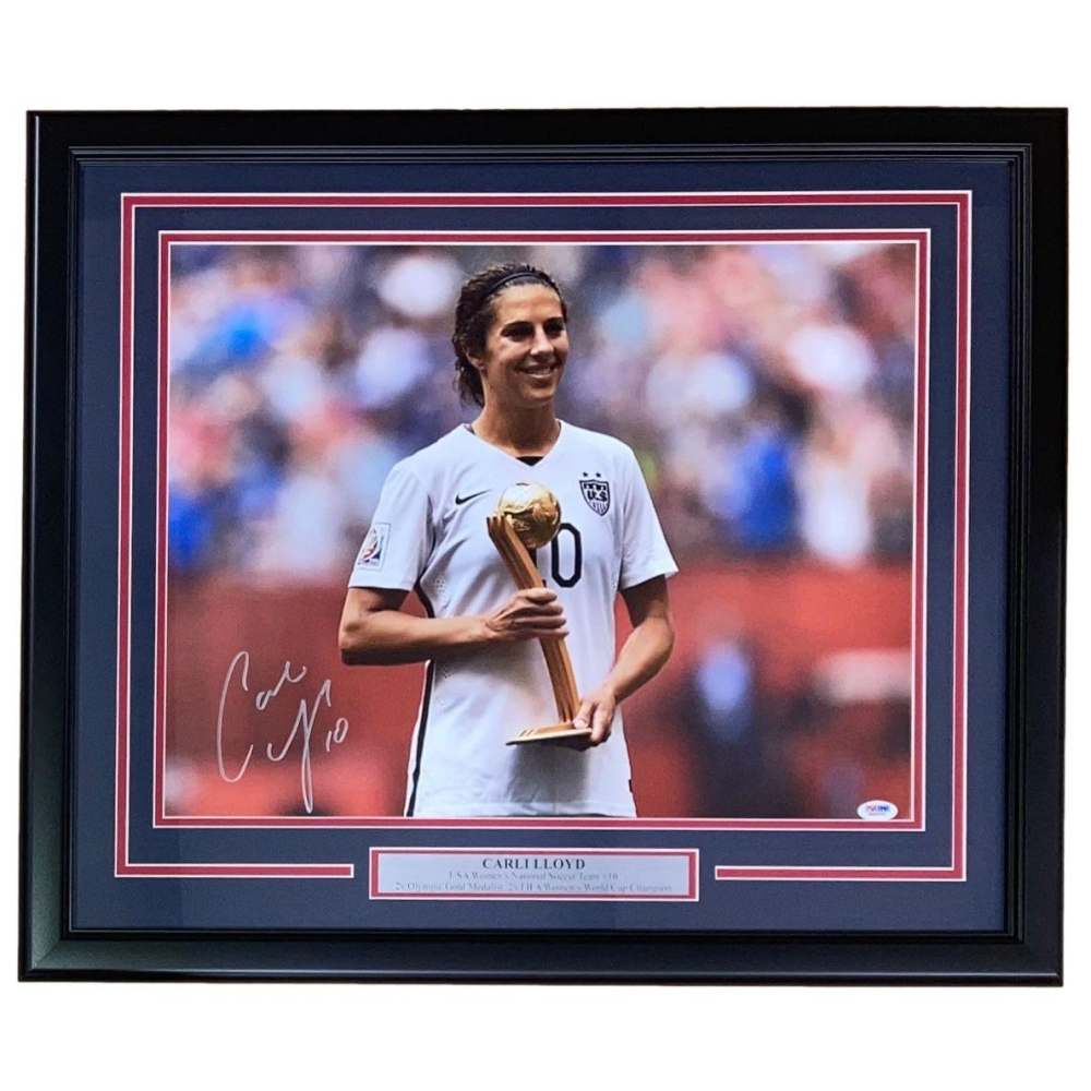 Carli Lloyd Signed Team USA Custom Framed Photo (PSA) | Pristine Auction