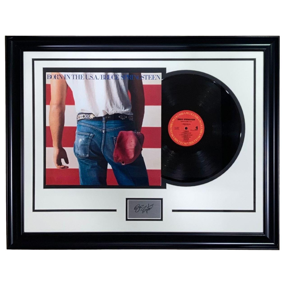 Bruce Springsteen "Born In The USA" Custom Framed Vinyl Record Album ...