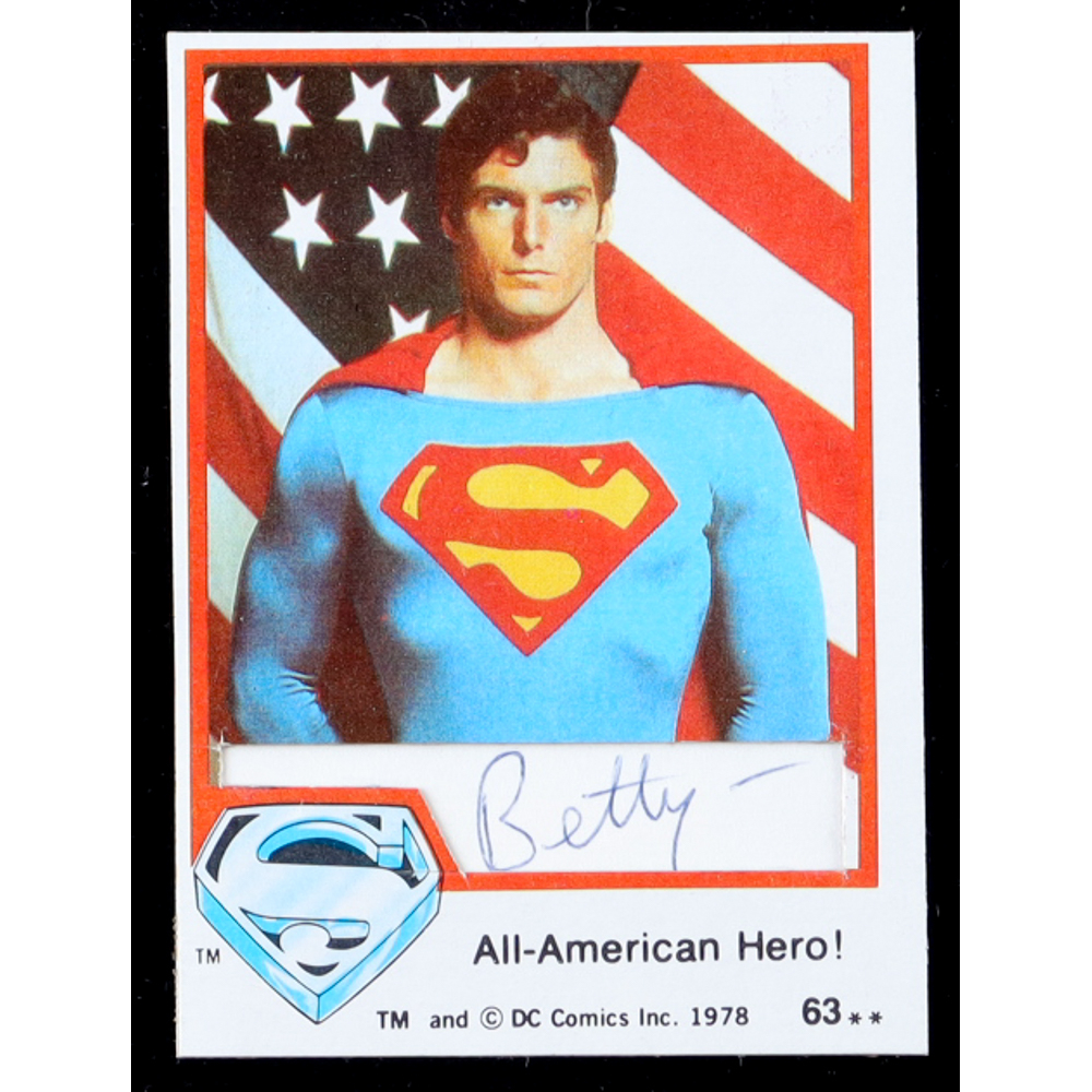 Christopher Reeve 1978 Topps Superman The Movie #63 All-American Hero ...