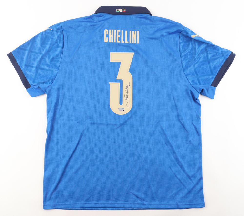 Giorgio Chiellini Signed Italy National Team Jersey (Fanatics & Icons ...