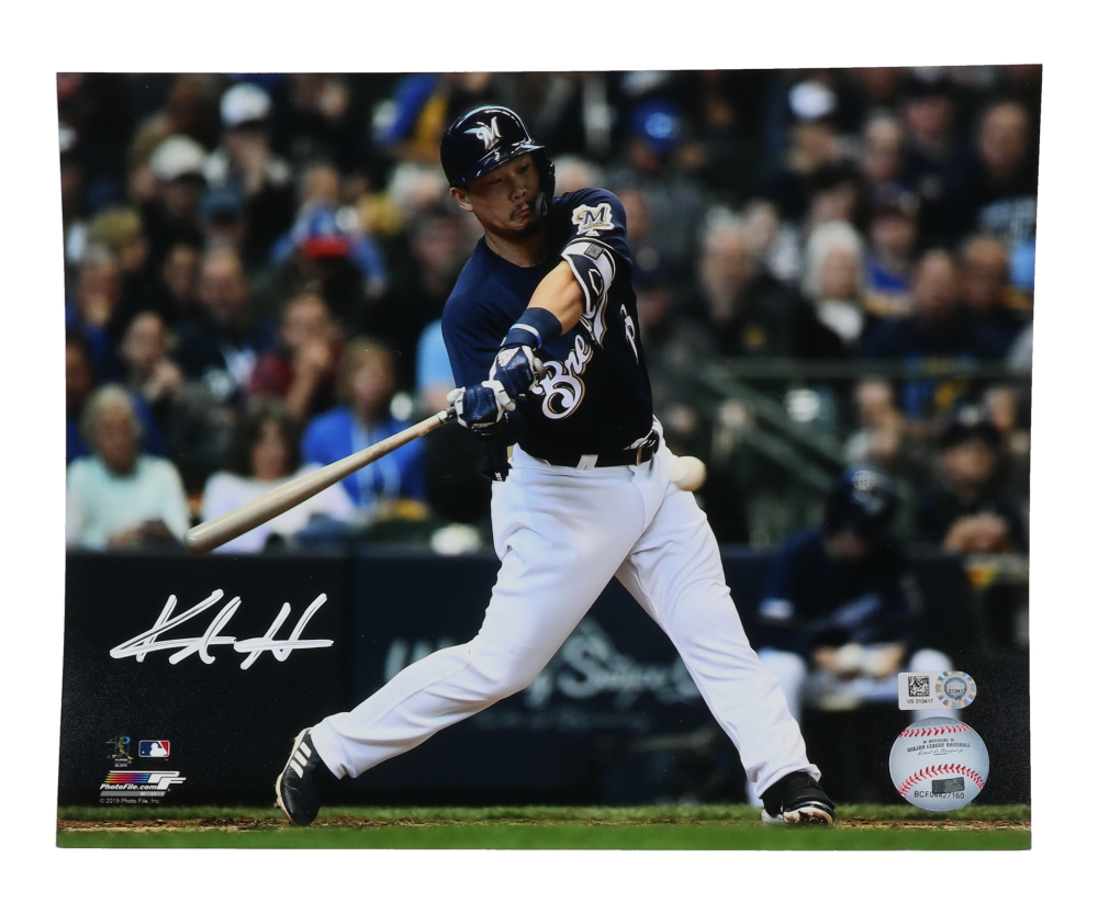 Keston Hiura Signed Brewers 8x10 Photo (MLB) | Pristine Auction