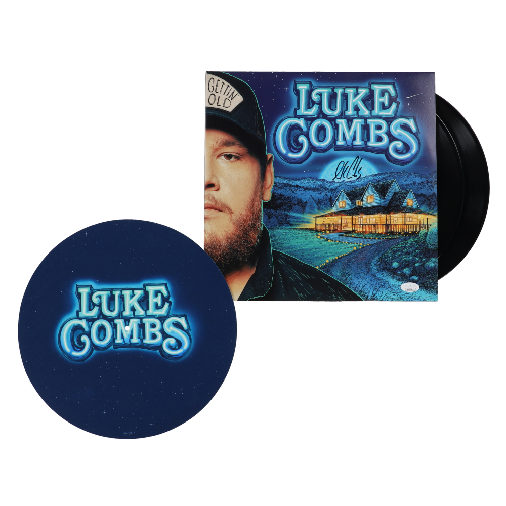Luke Combs Signed "Gettin' Old" Vinyl Record Album Cover (JSA ...