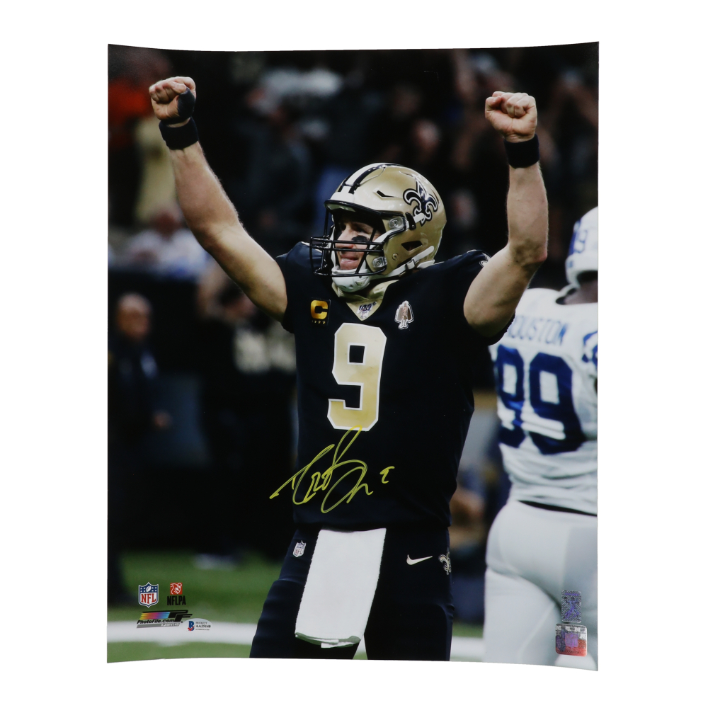 Drew Brees Signed Saints 16x20 Photo (Beckett) | Pristine Auction